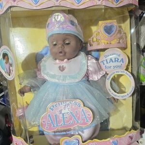 Mattel | Toys | Mattel Princess Alexa Baby Doll Open And Close Eyes ...